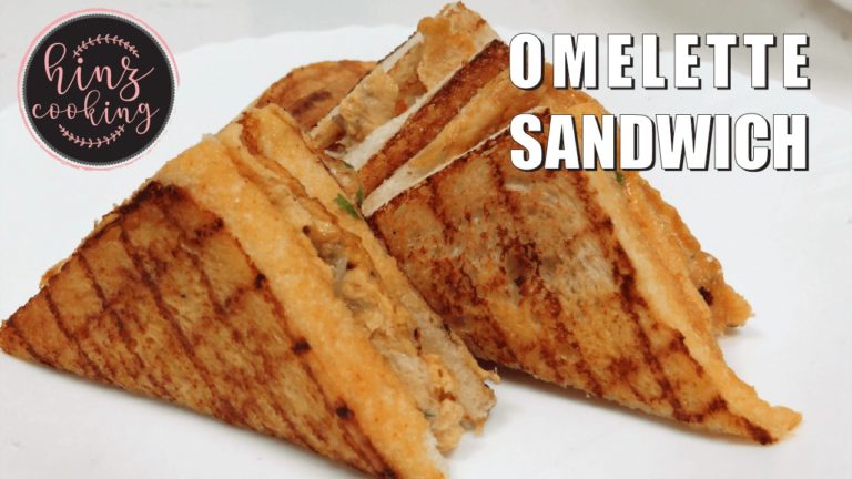 Bread Omelette Sandwich Recipe - Hinz Cooking