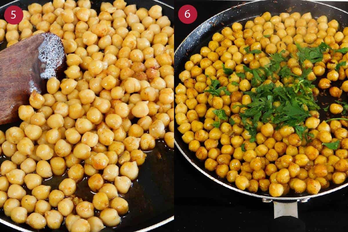 Sautéed Chickpeas Recipe — Quick, Crispy Pan Fried Snack