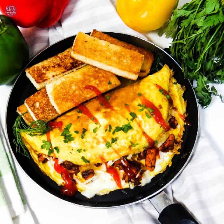 Chicken Omelette Recipe - Hinz Cooking